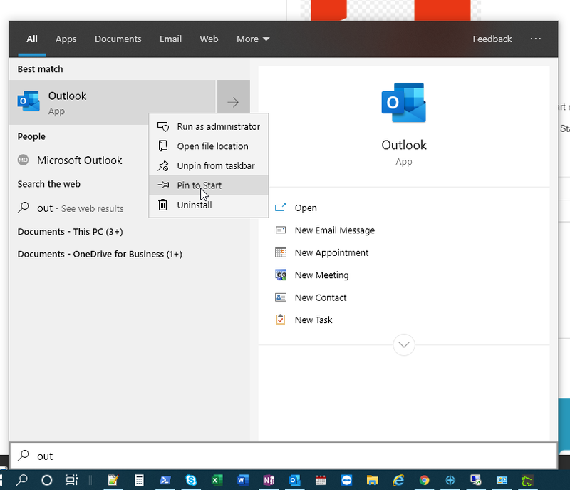 Colour of Outlook icon on taskbar - Cloud Computing & SaaS - Spiceworks ...