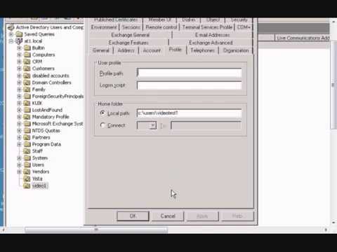 How to set users home drive upon user logon - Software & Applications ...