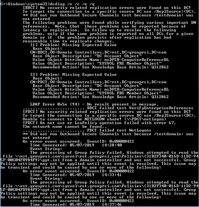 Sysvol and Netlogon missing after DC crashed and was restored - Software & Applications ...