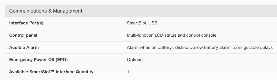 APC Smart UPS spontaneously losses connection using Powerchute Business ...
