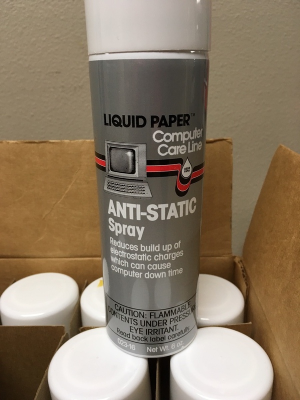 Anti-static spray: Is this for real? - Water Cooler - Spiceworks Community