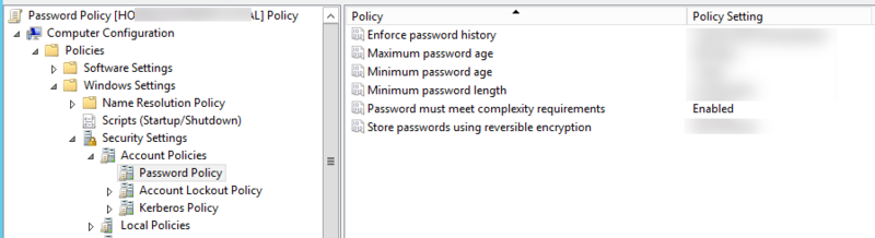 Windows Group Policy Password Policy - Software & Applications ...