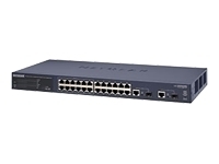 Netgear ProSafe 24-Port 10/100 Smart Switch + 2 Gigabit Ports & PoE ...