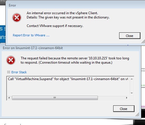 cannot power off linux vm with vSphere - Virtualization - Spiceworks ...