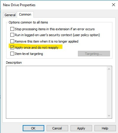 Remove all drive maps and re-map single GPO policy (without login ...