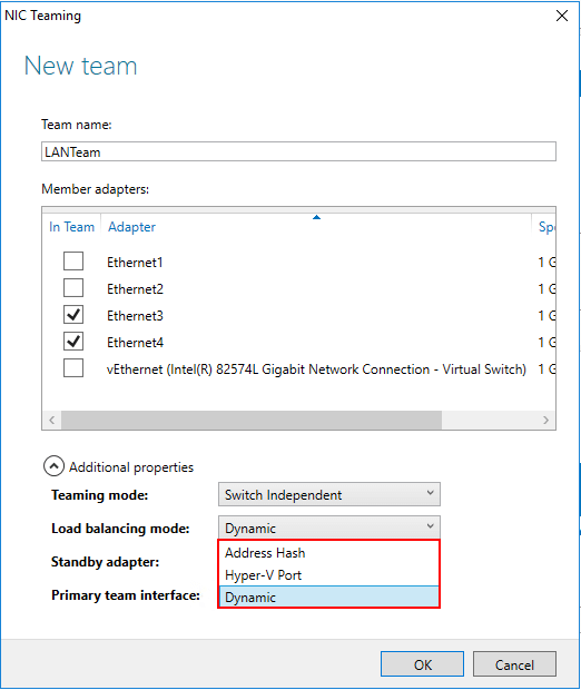 Hyper V Cluster Nic Teaming A Mini Howto Virtualization