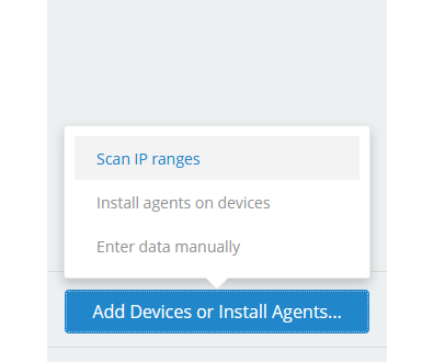 When I attempt to scan a network that has an agent, I do not get to the next screen - Spiceworks ...
