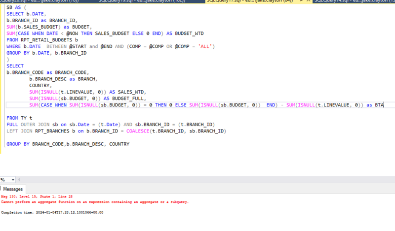 Why is my BTA column showing incorrect calculation? - Databases - Spiceworks Community