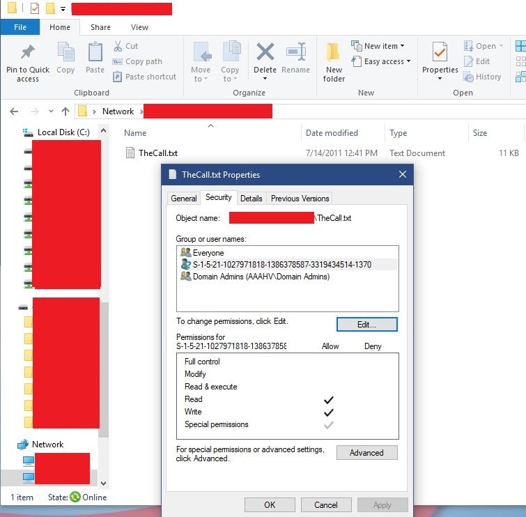 Unable to Delete File from Network Location - Software & Applications - Spiceworks Community