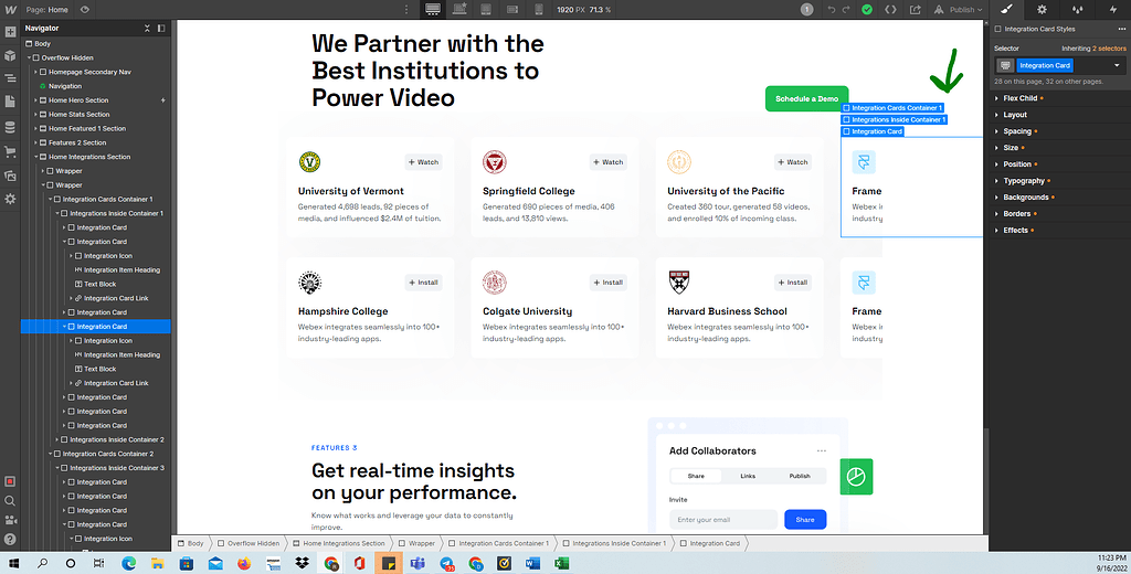 Can't Edit Content on Far Right of Viewport - Layout & Design - Forum | Webflow