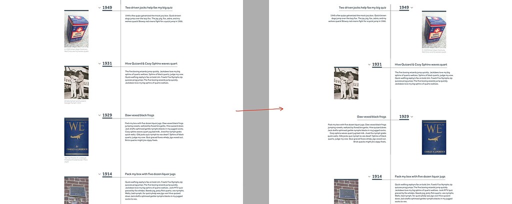 Alternating layouts in same collection list - Layout & Design - Forum | Webflow