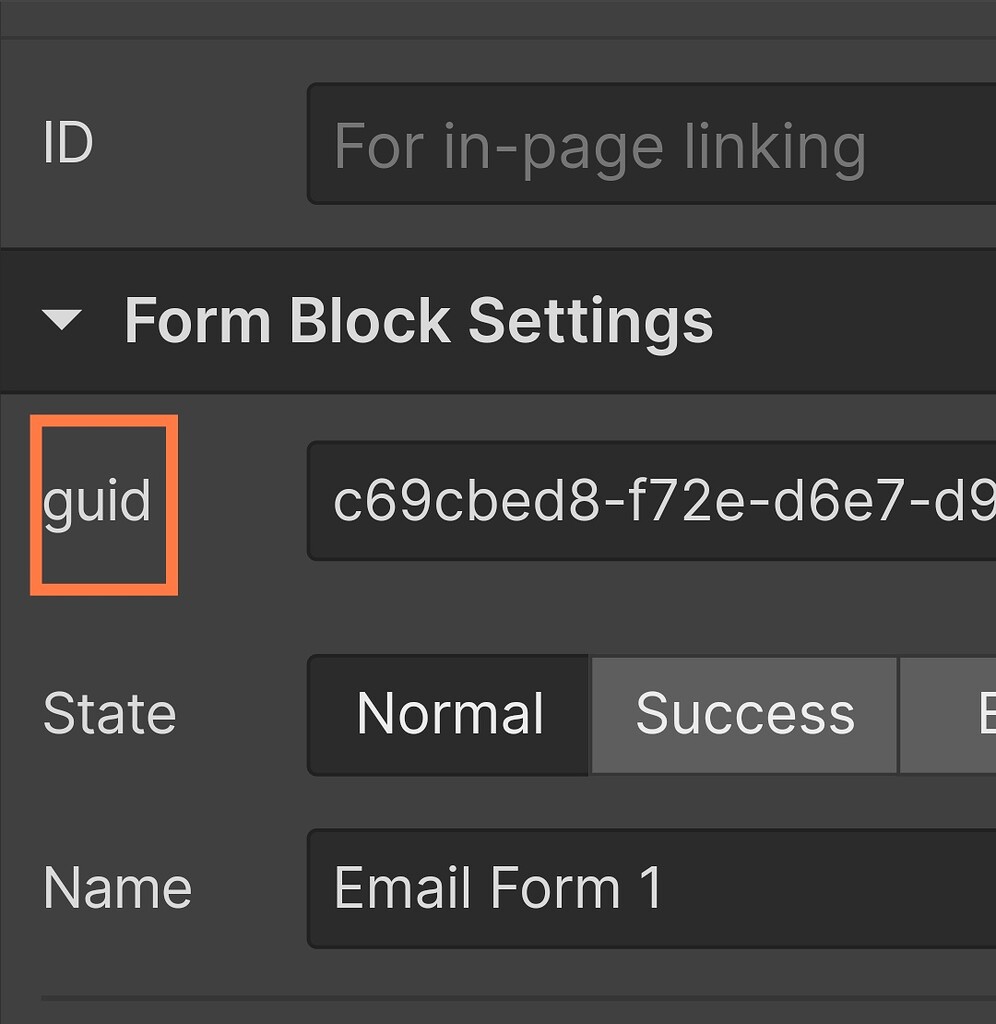 What is a form of GUID? - Project settings - Forum | Webflow