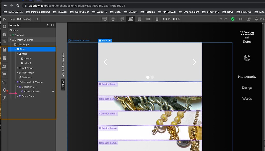 Finsweet CMS Slider issue - CMS - Forum | Webflow