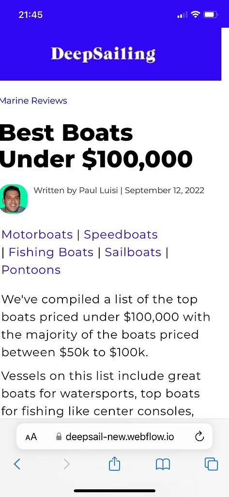 How To Fix An Overflow Horizontal Scrolling On Mobile - General - Forum | Webflow
