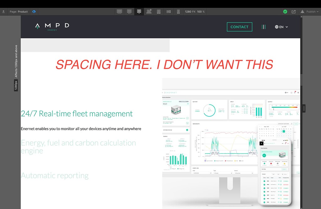 Eliminate spacing between sections without breaking scroll animation - Animations & Interactions ...
