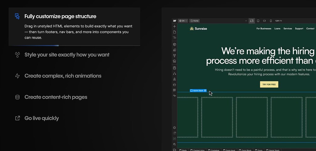 HOW TO - Side tabs with dropdown text & content - Layout & Design - Forum | Webflow