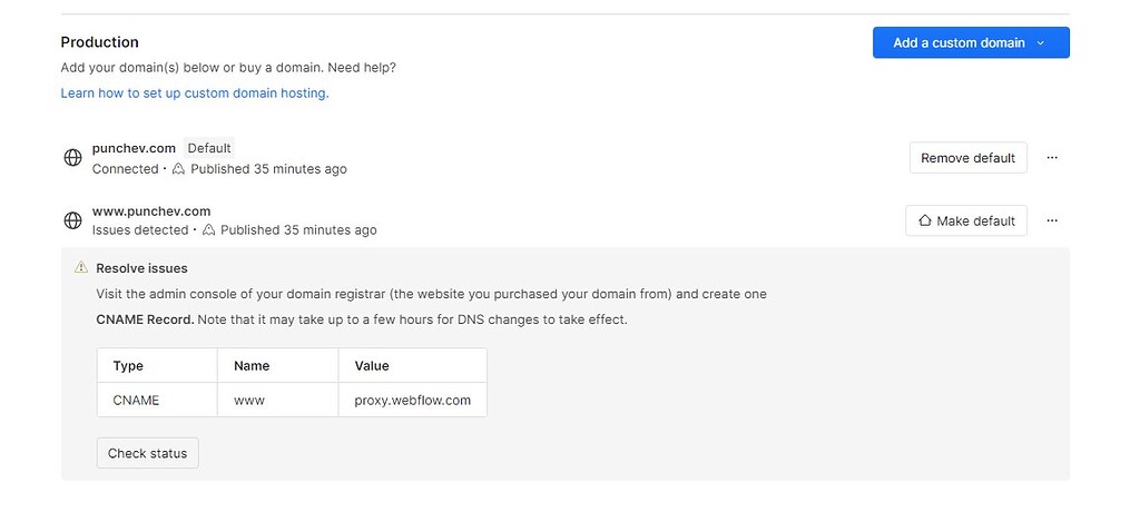 How To Make The Root Domain To Be Default In Webflow Hosting Forum