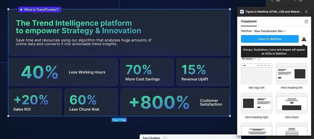 Webflow Figma plugin -> boxes not aligning - Layout & Design - Forum | Webflow