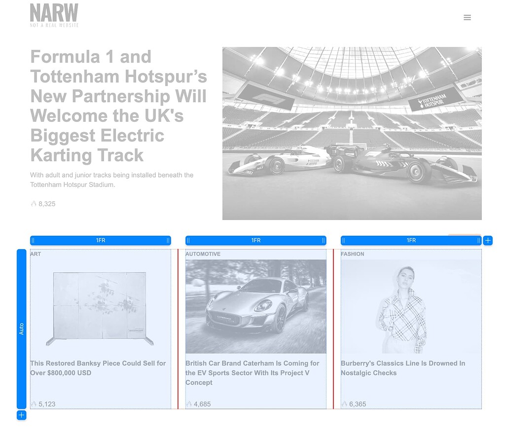 Vertical dividers in grid spaces in a CMS Collection List Wrapper - General - Forum | Webflow