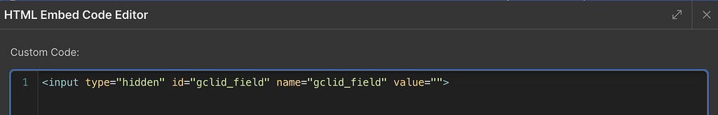 Unable to Record GCLID Field in Webflow Form - Custom code - Forum | Webflow