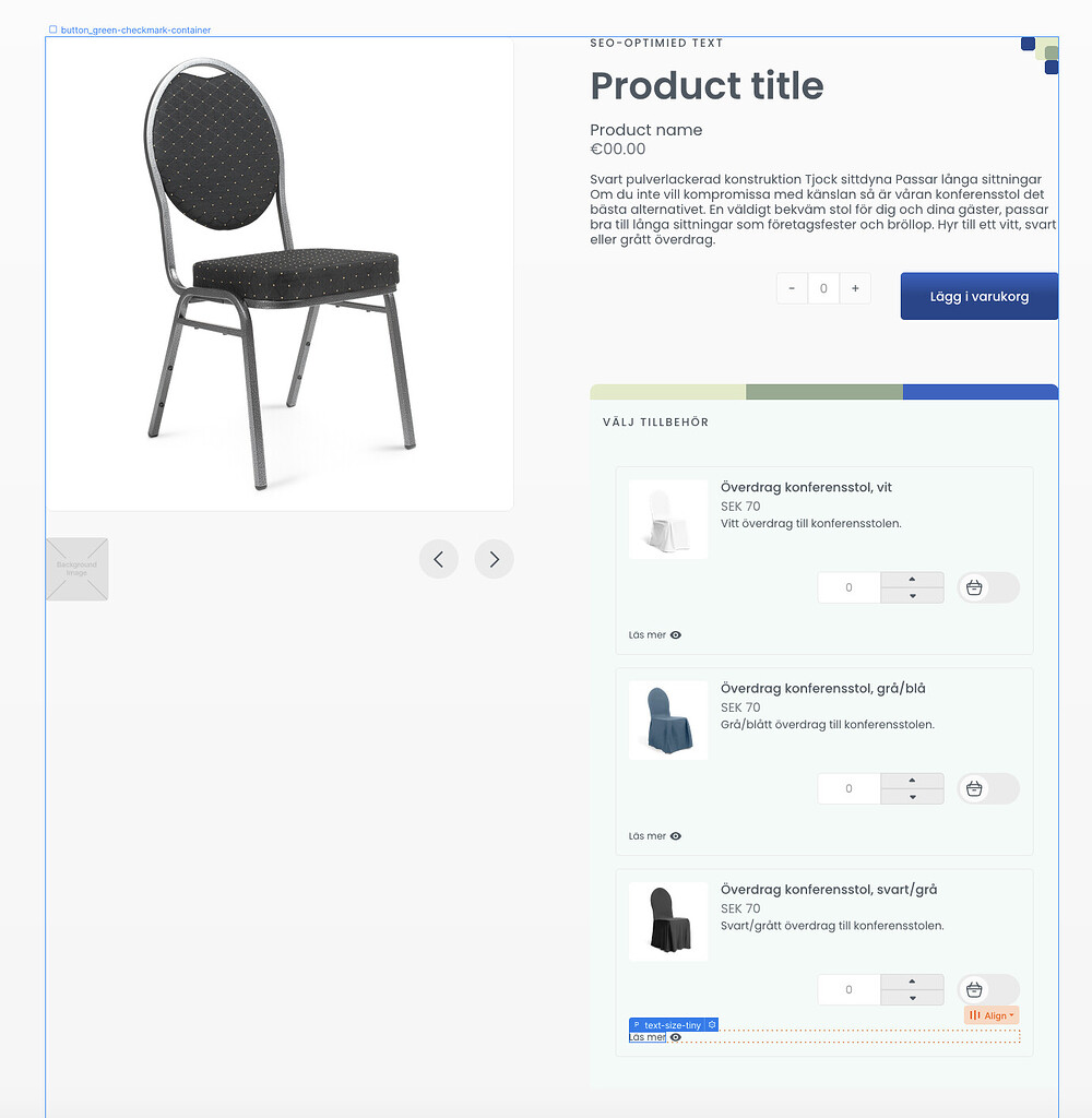 Product Option, Multi Reference Field, Display Product Option, Multi Reference Field, Display