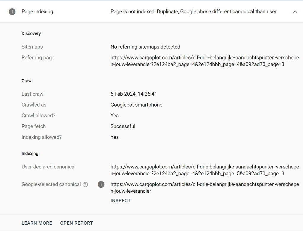 Canonical tag created by Webflow adds page query params, while it shouldn't? - SEO - Forum | Webflow
