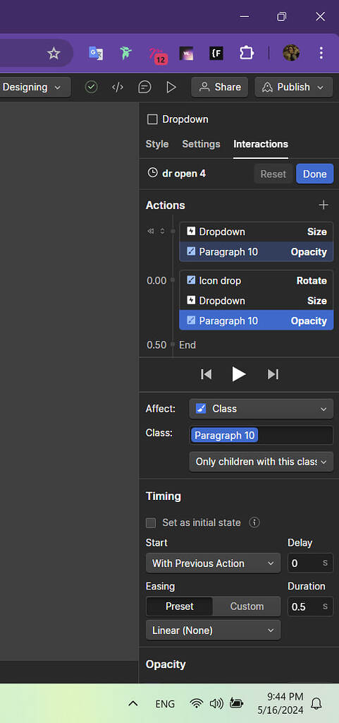 Webflow UI Interactions Tab Doesnt Fit in the Screen - Animations ...