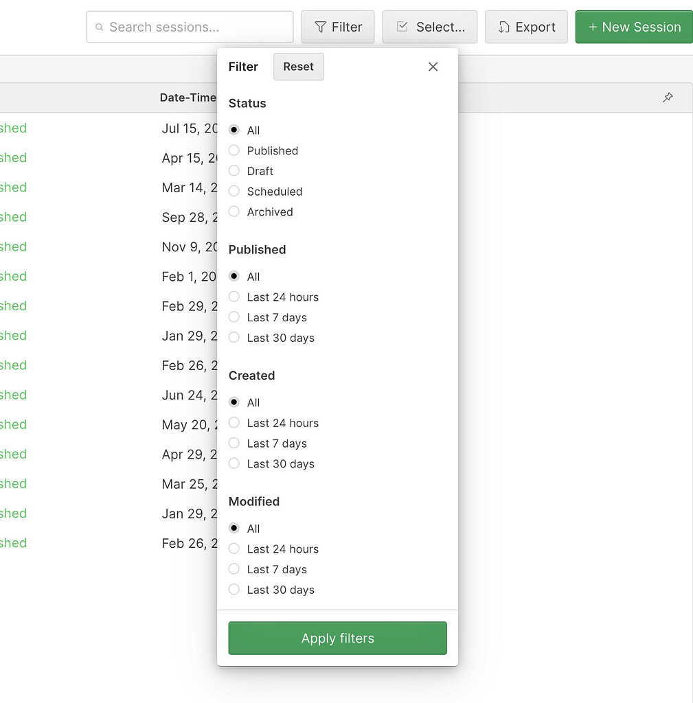 Custom Filter for Collection items in Edit Mode - General - Forum | Webflow