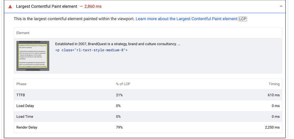 Largest Contentful Paint - how to fix? - General - Forum | Webflow