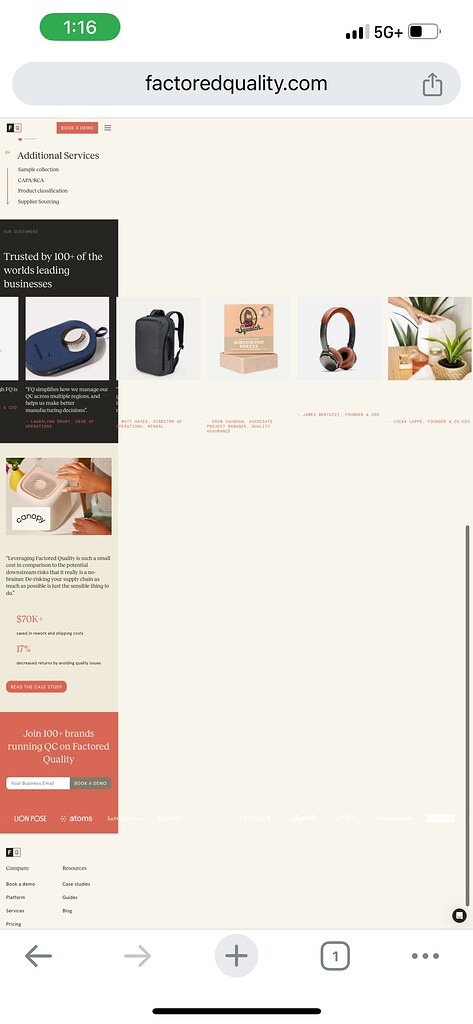 Website not displaying properly in Chrome app - General - Forum | Webflow