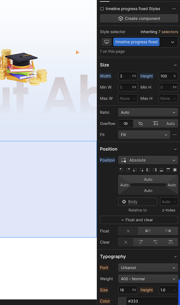 Div Block in "Absolute" position, how do I change "Relative to" from "Body" to something else ...