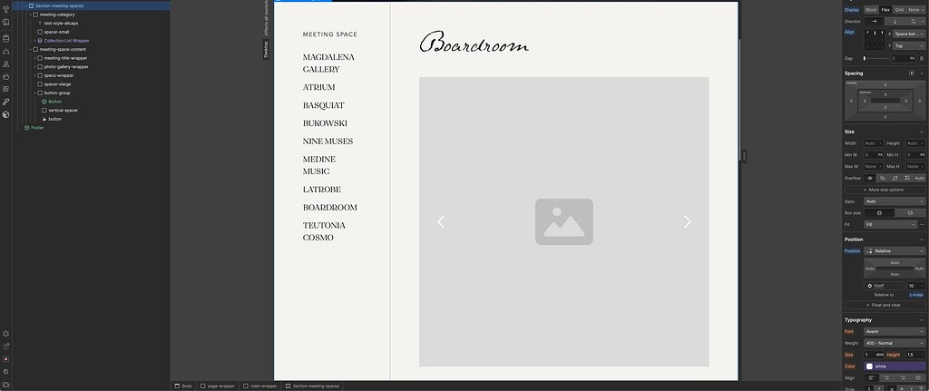 Why the side bar is not sticky? - General - Forum | Webflow