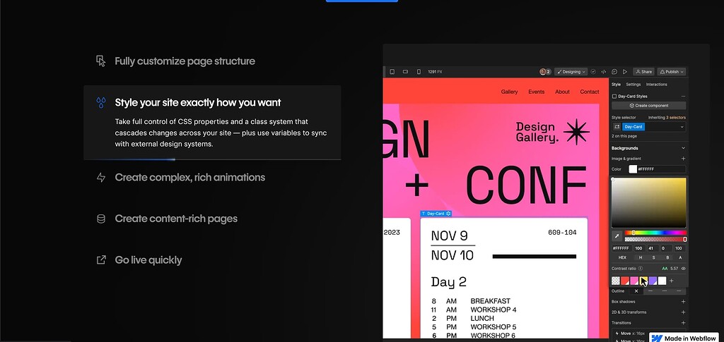 Replicate animation from Webflow main website - Custom code - Forum | Webflow