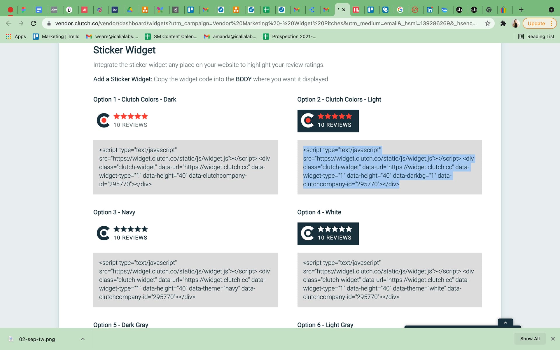 Clutch Widget not showing on embedded code - Custom code - Forum | Webflow
