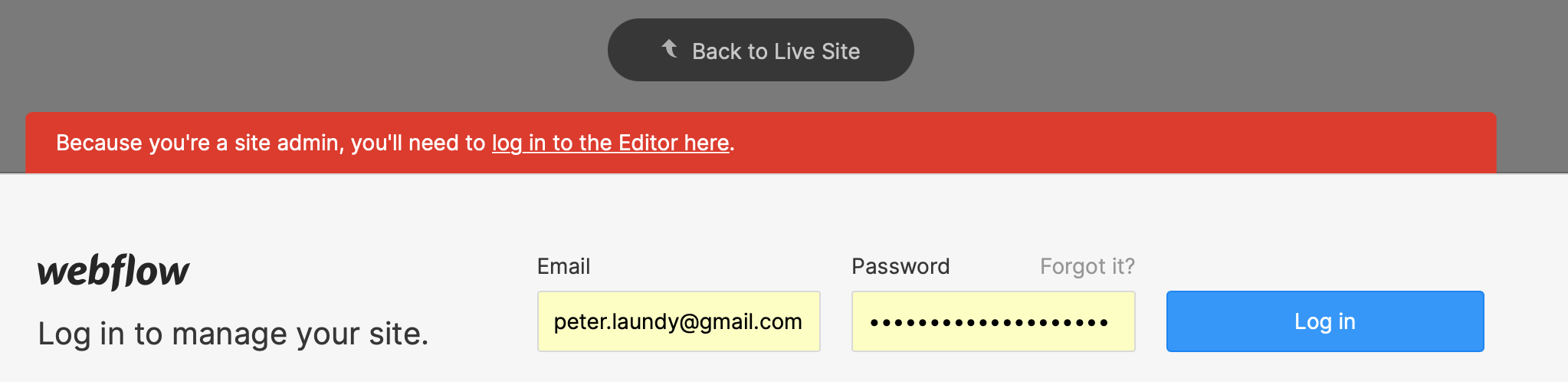 As site admin, I can't find where to sign in to access the Editor - Layout & Design - Forum ...