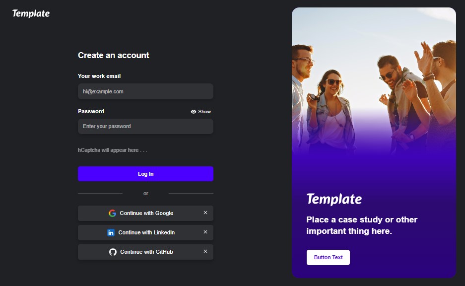 hCaptcha Cloneable (Light + Dark Theme) - Show & Tell - Forum | Webflow