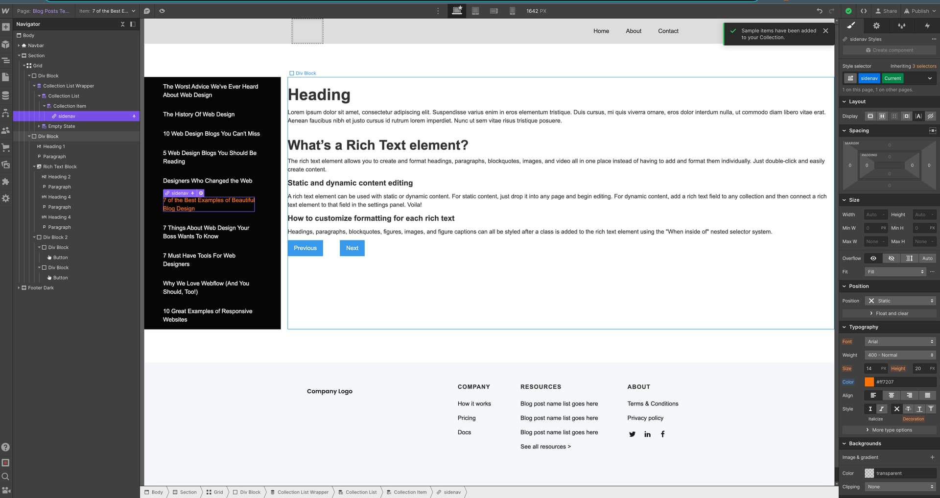 Multi level dropdown Navigation in Webflow - CMS - Forum | Webflow