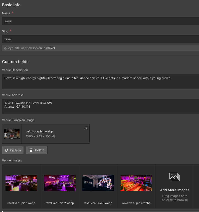 Can't add multi-image list on CMS Template Page - CMS - Forum | Webflow