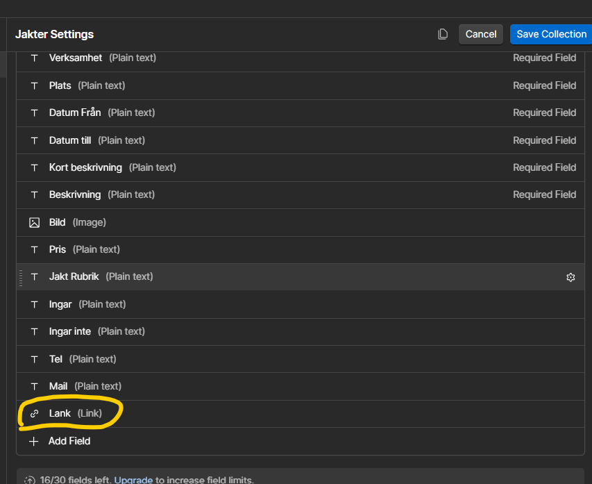 Link input in form to CMS - CMS - Forum | Webflow