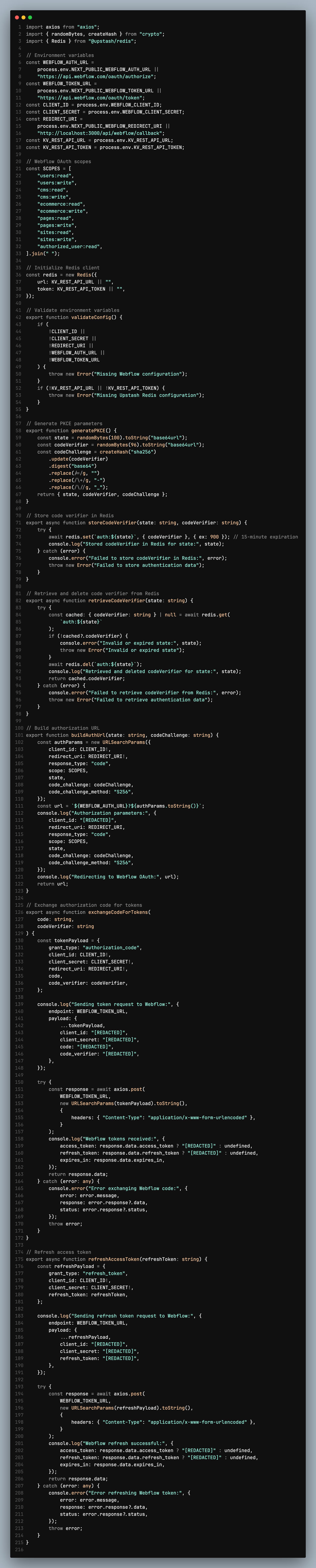 How to get the Refresh Token? - Developers - Forum | Webflow