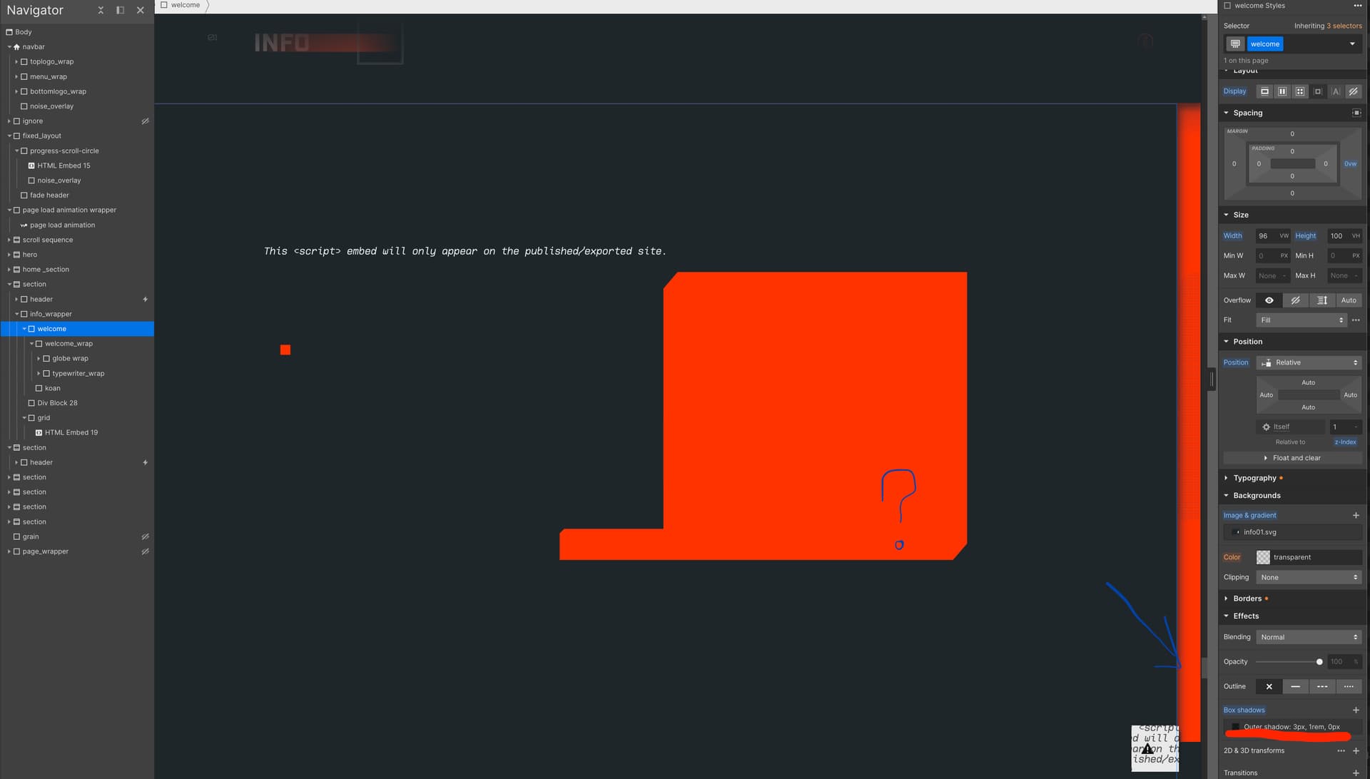 How to create Divblock mask with applicable box shadow? - General - Forum | Webflow