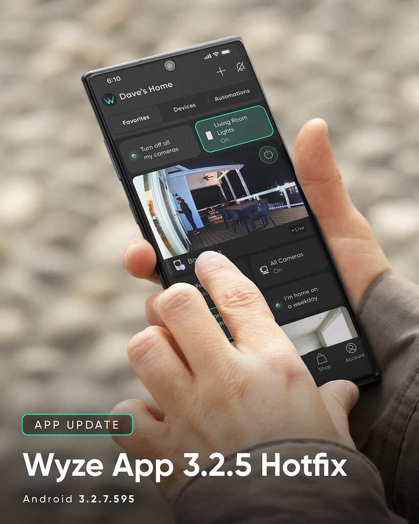 Wyze app Android Hotfix - Released 11/26/2024 - Wyze News - Wyze Forum
