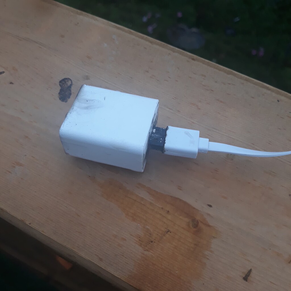 Wyze USB power adapter Caught Fire and Melted AC Prongs - Cameras ...