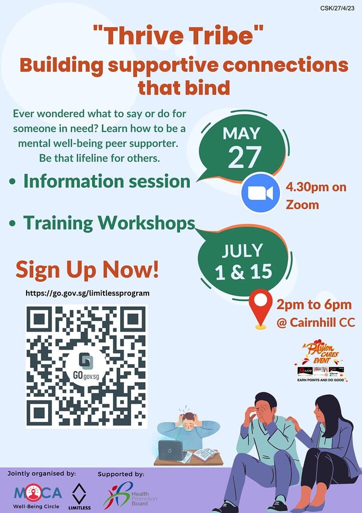 📢 "Thrive Tribe" - Building supportive connections that bind - Training ...